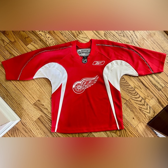 CCM | Shirts & Tops | Detroit Red Wings Ccm Red And White Performance ...